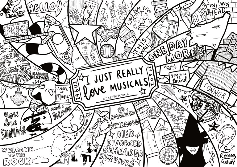 Printable Colouring Sheets! – The Stagey Couple