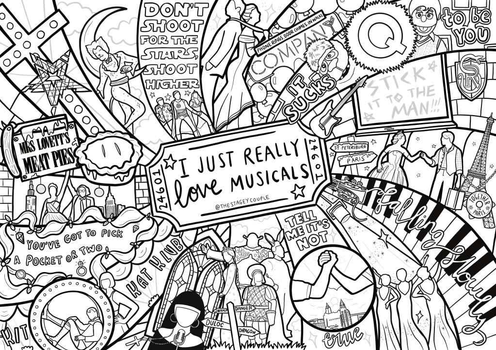 Printable Colouring Sheets! – The Stagey Couple